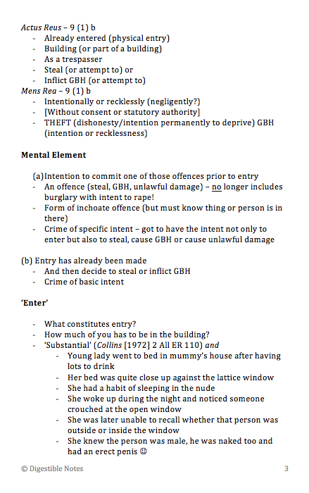 Digestible Notes - Law Notes
